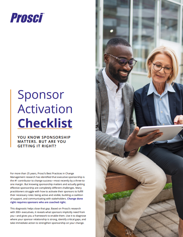 Sponsor Activation Checklist