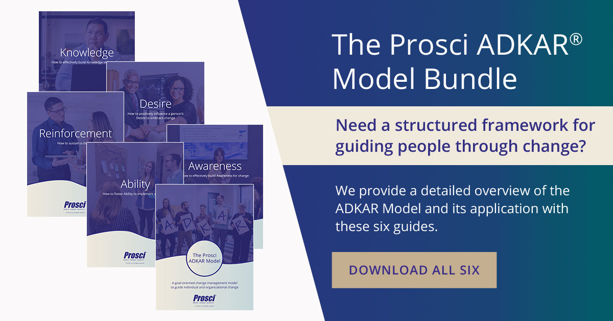 The Prosci ADKAR® Model Book Bundle