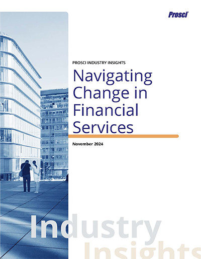Prosci Guide for Financial Services Leaders: Break the Noncompliance Cycle